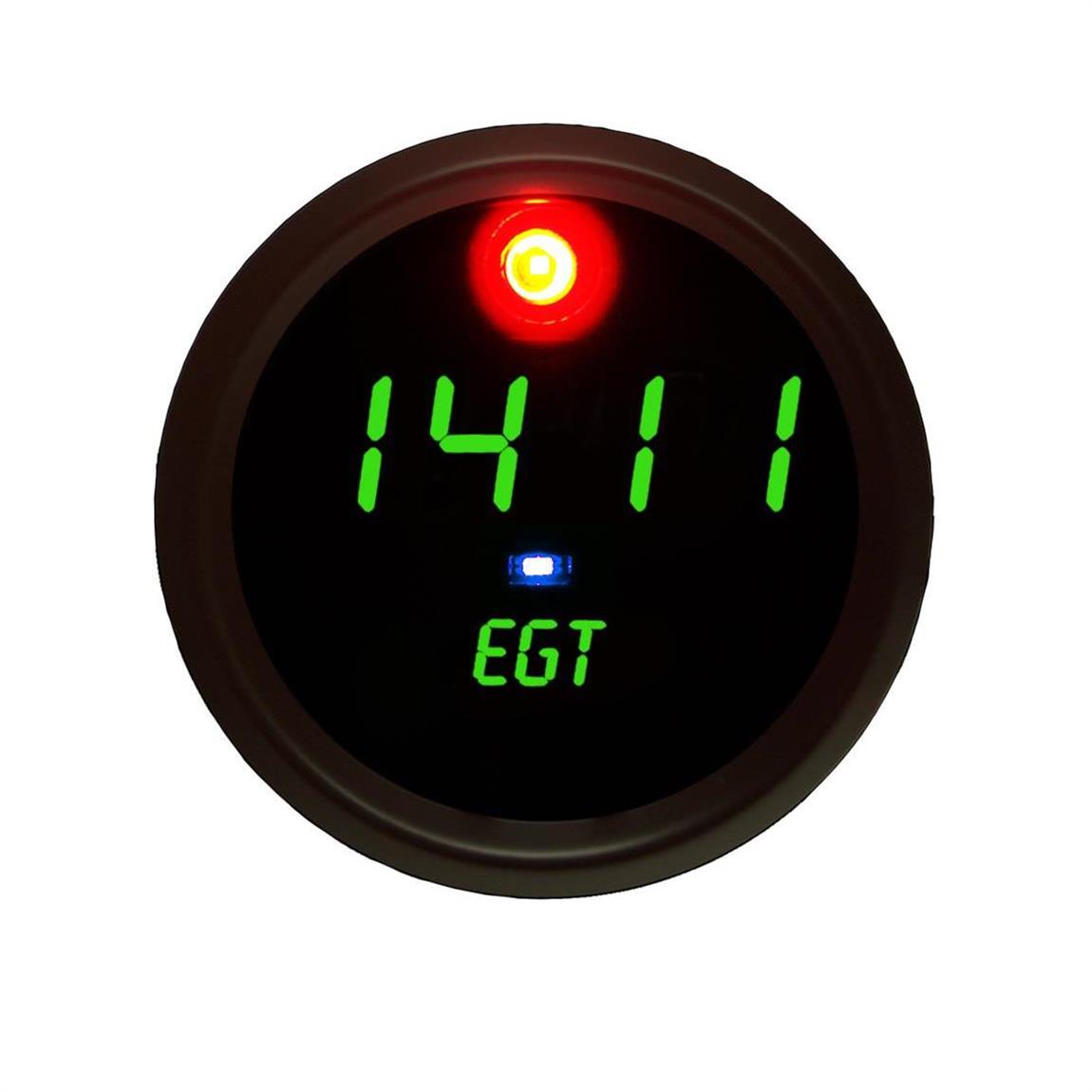 Intellitronix C9017G LED Digital EGT Gauge, Green