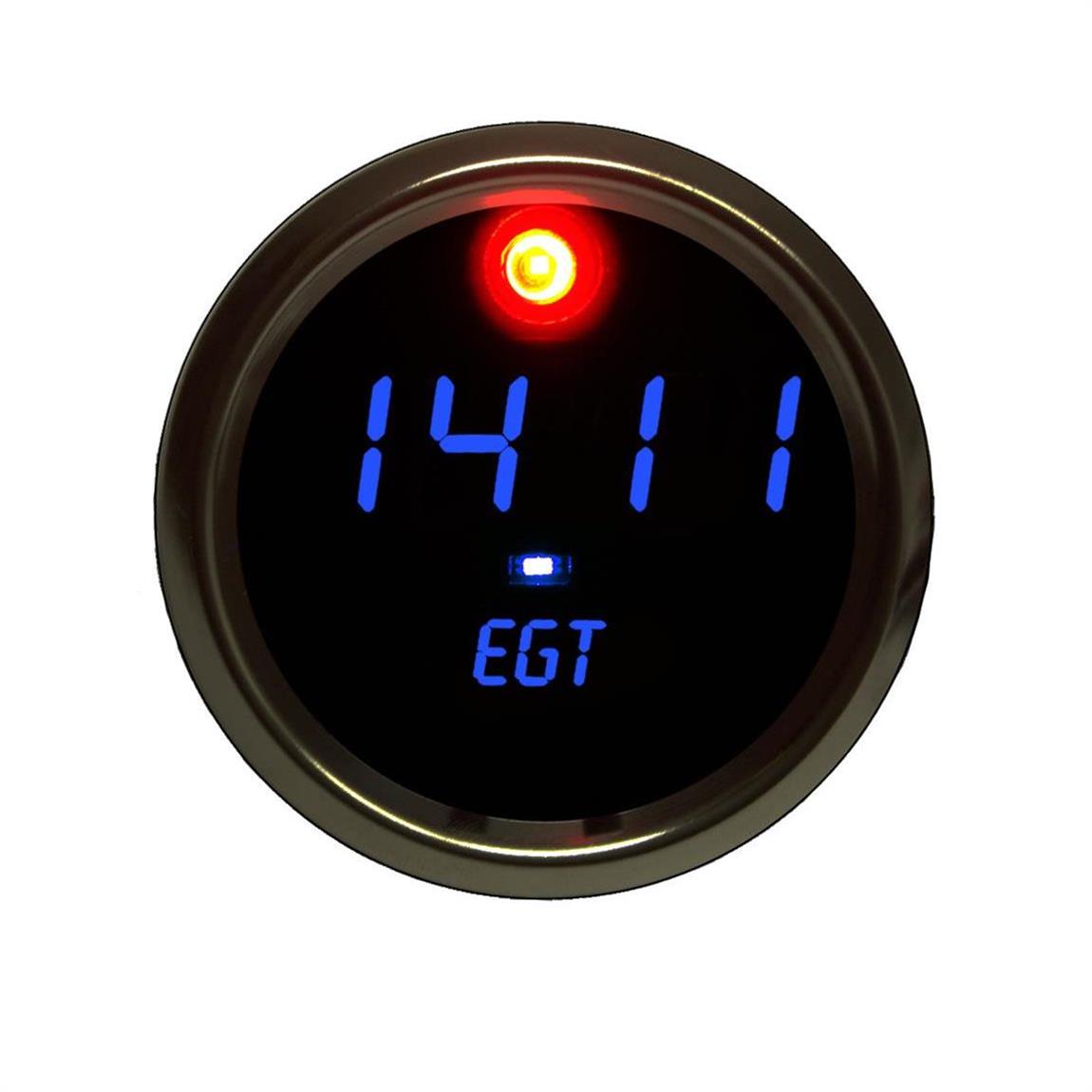 Intellitronix CS9017B LED Digital EGT Gauge, Blue