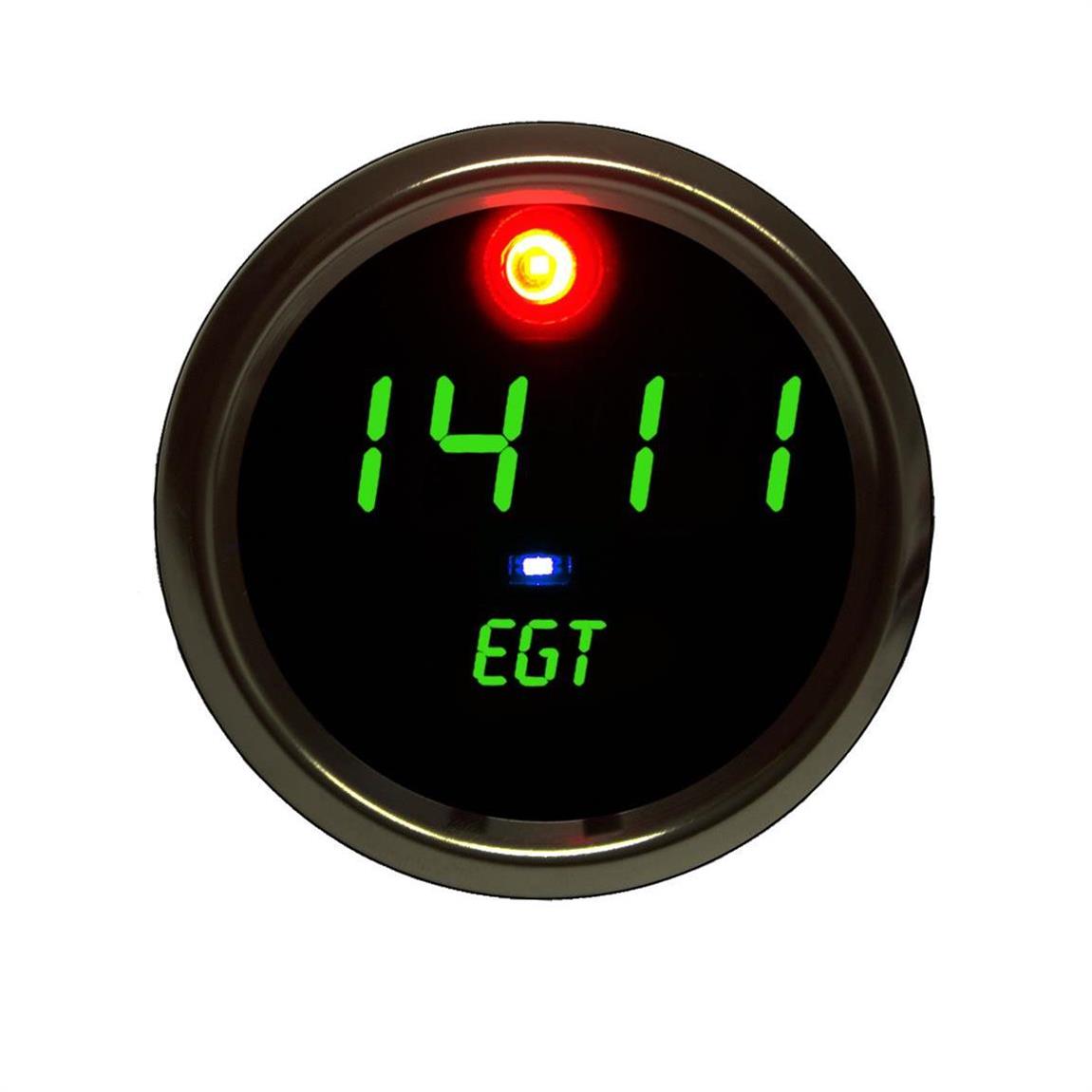 Intellitronix CS9017G LED Digital EGT Gauge, Green