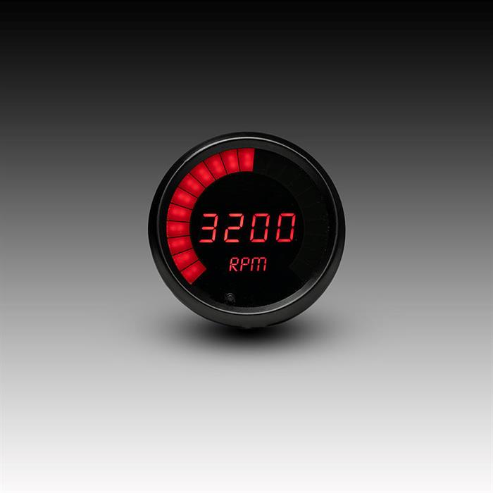 Intellitronix M9001R LED Digital/Bar Tachometer, Red