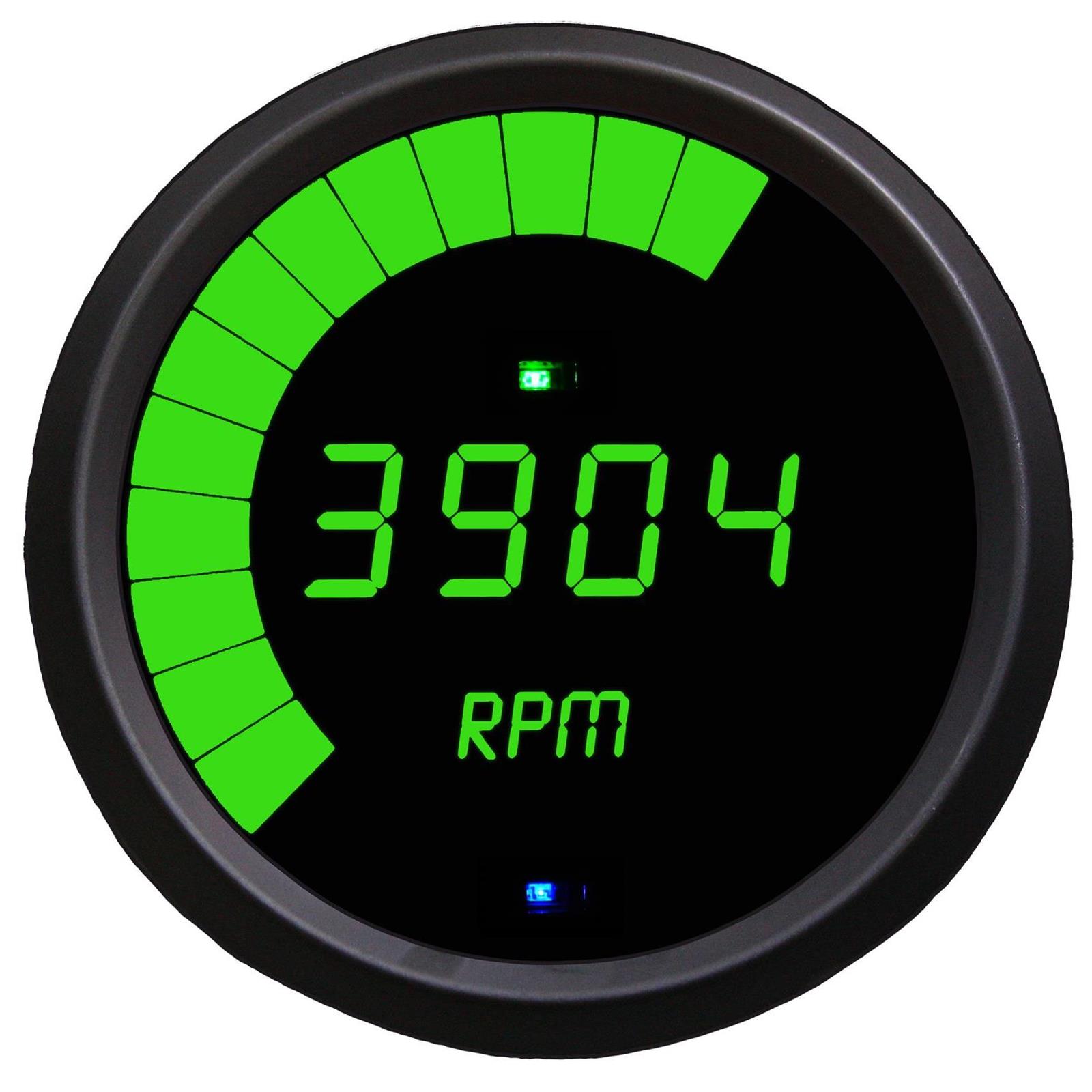 Intellitronix M9003G LED Digital Tachometer, Green