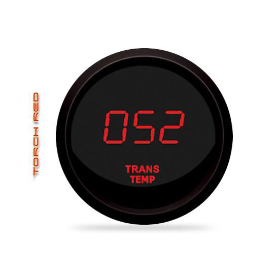 Intellitronix M9107R Digital Trans Temp Gauge, Red
