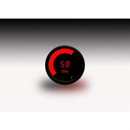 Intellitronix M9250R LED Digital/Bar Tachometer, Red