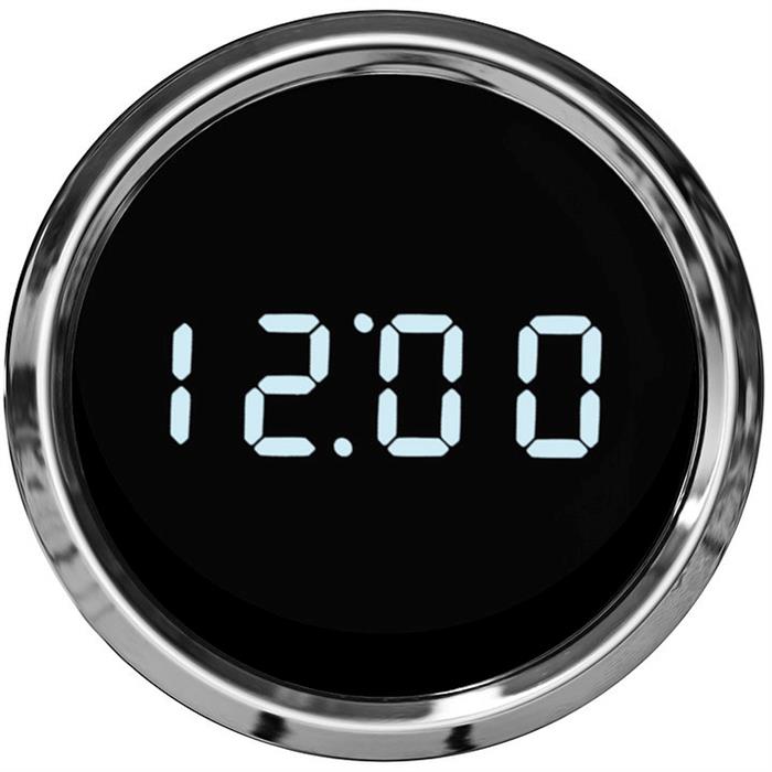 Intellitronix MS8009W LED Digital Clock, White