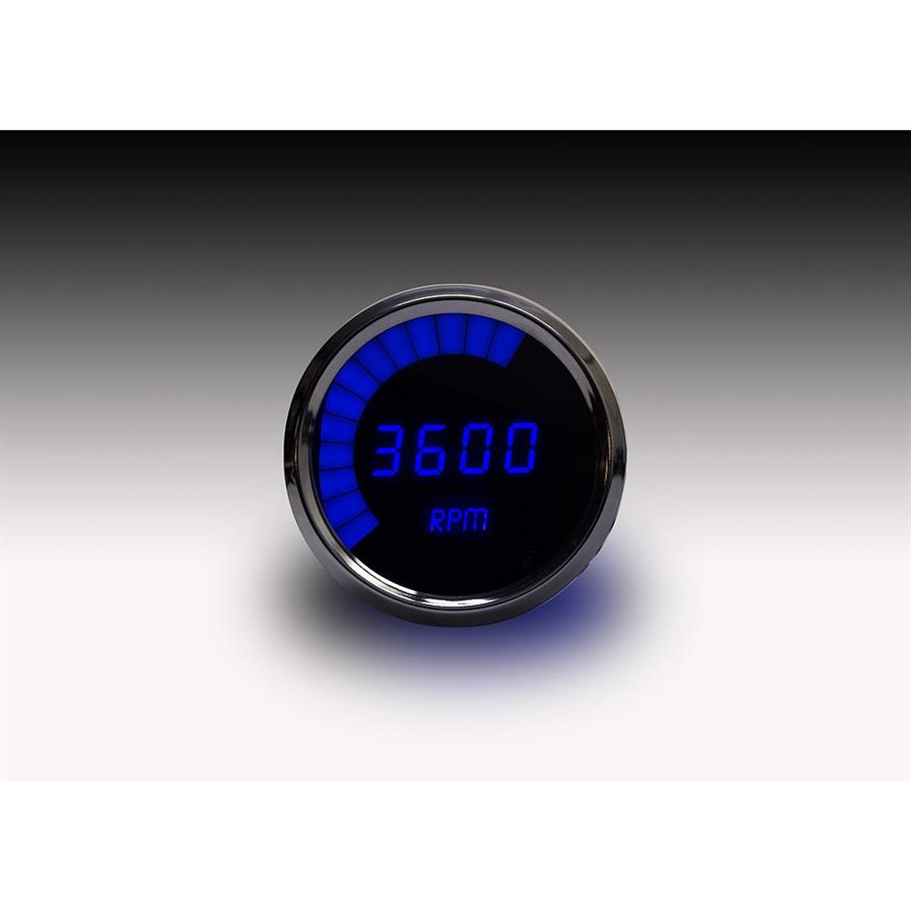 Intellitronix MS9001B LED Digital/Bar Tachometer, Blue