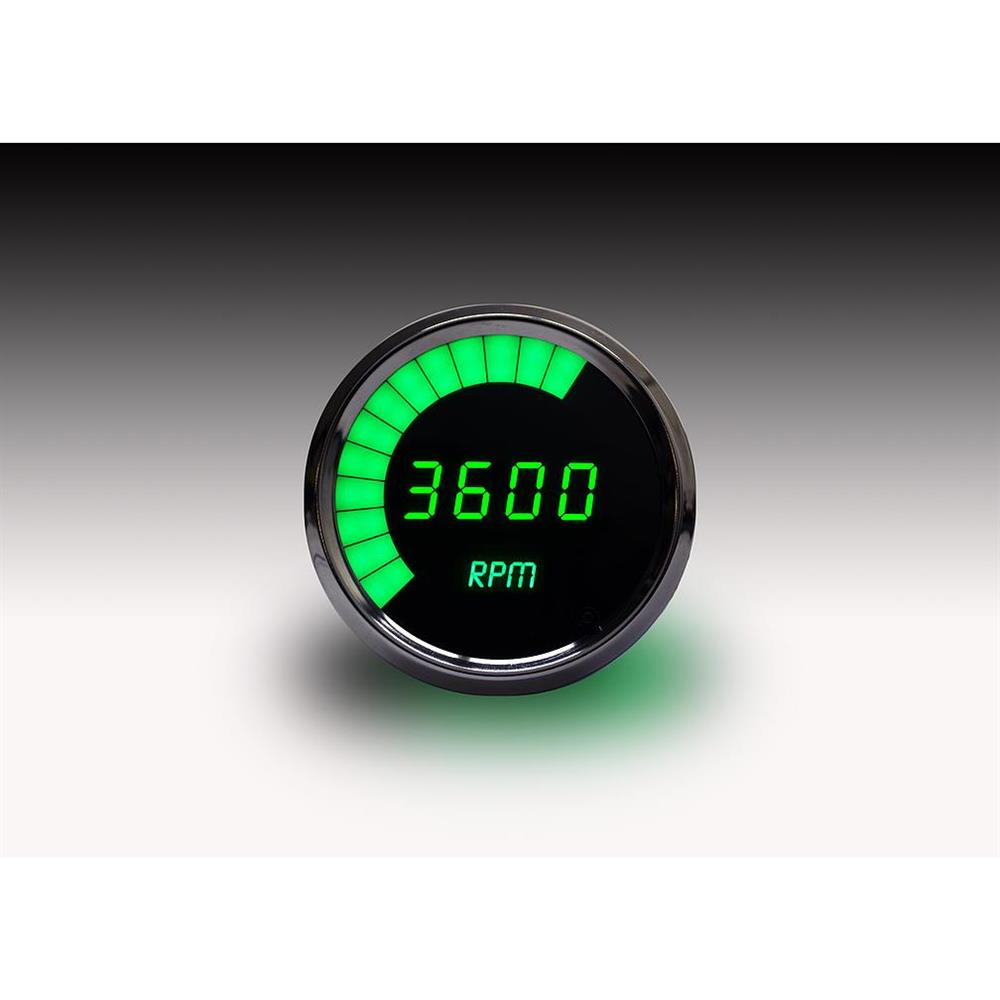 Intellitronix MS9001G LED Digital/Bar Tachometer, Green