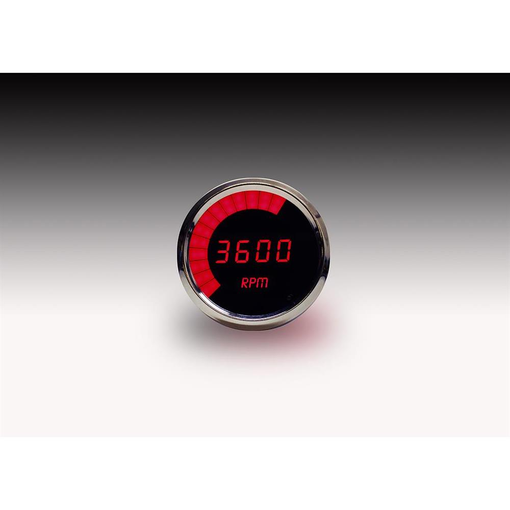 Intellitronix MS9001R LED Digital/Bar Tachometer, Red