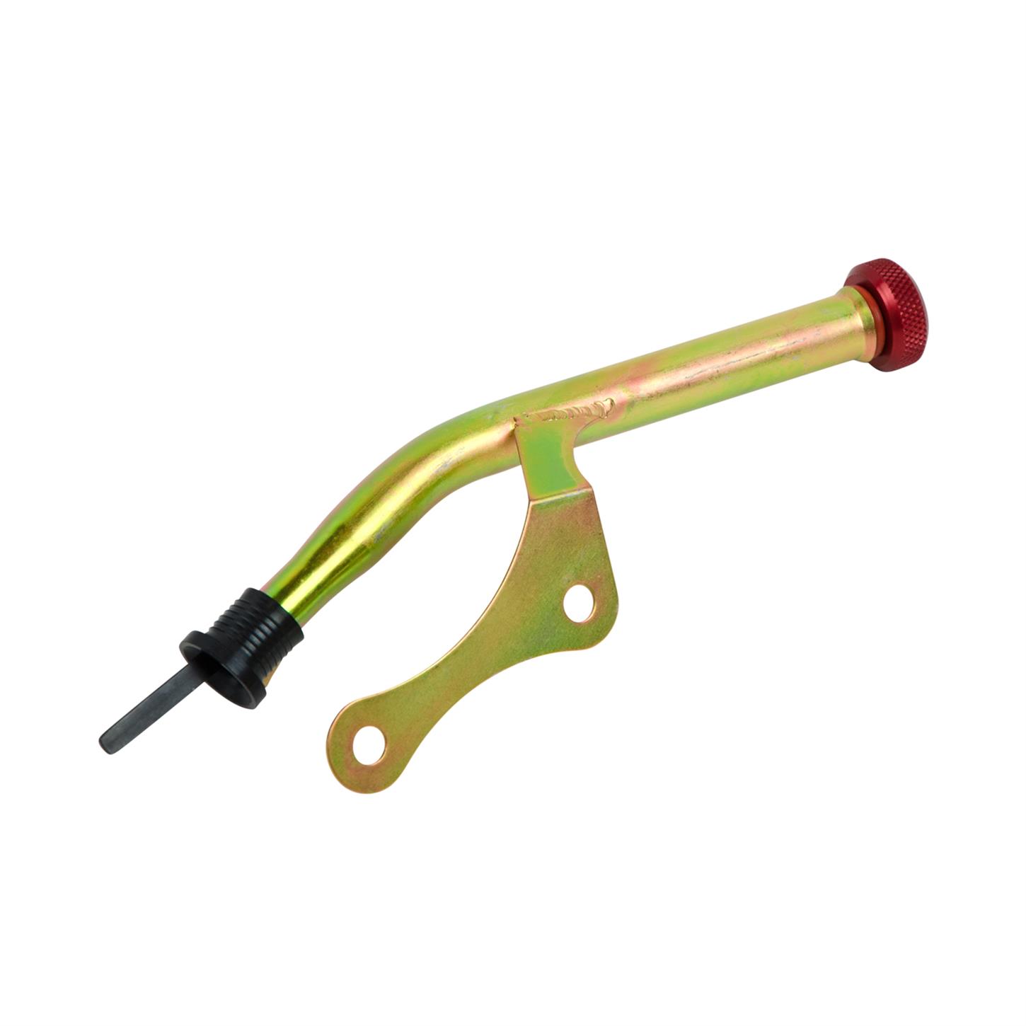 B&M 22164 Trans Dipstick, Tru-Lock Dipstick Red, GM Powerglide