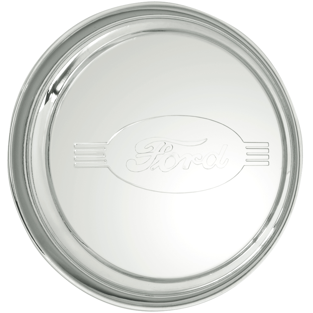 Wheel Vintiques 2009 1942 Ford Logo Hubcap, 8.25 In Dia
