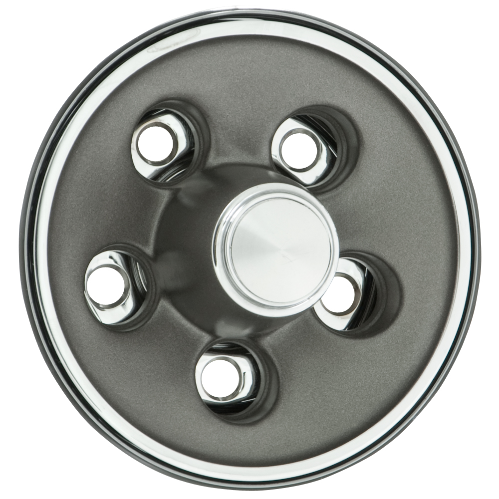 Wheel Vintiques 2027 48/61 Chrysler Rallye Cap, 5x4, Dark Gray