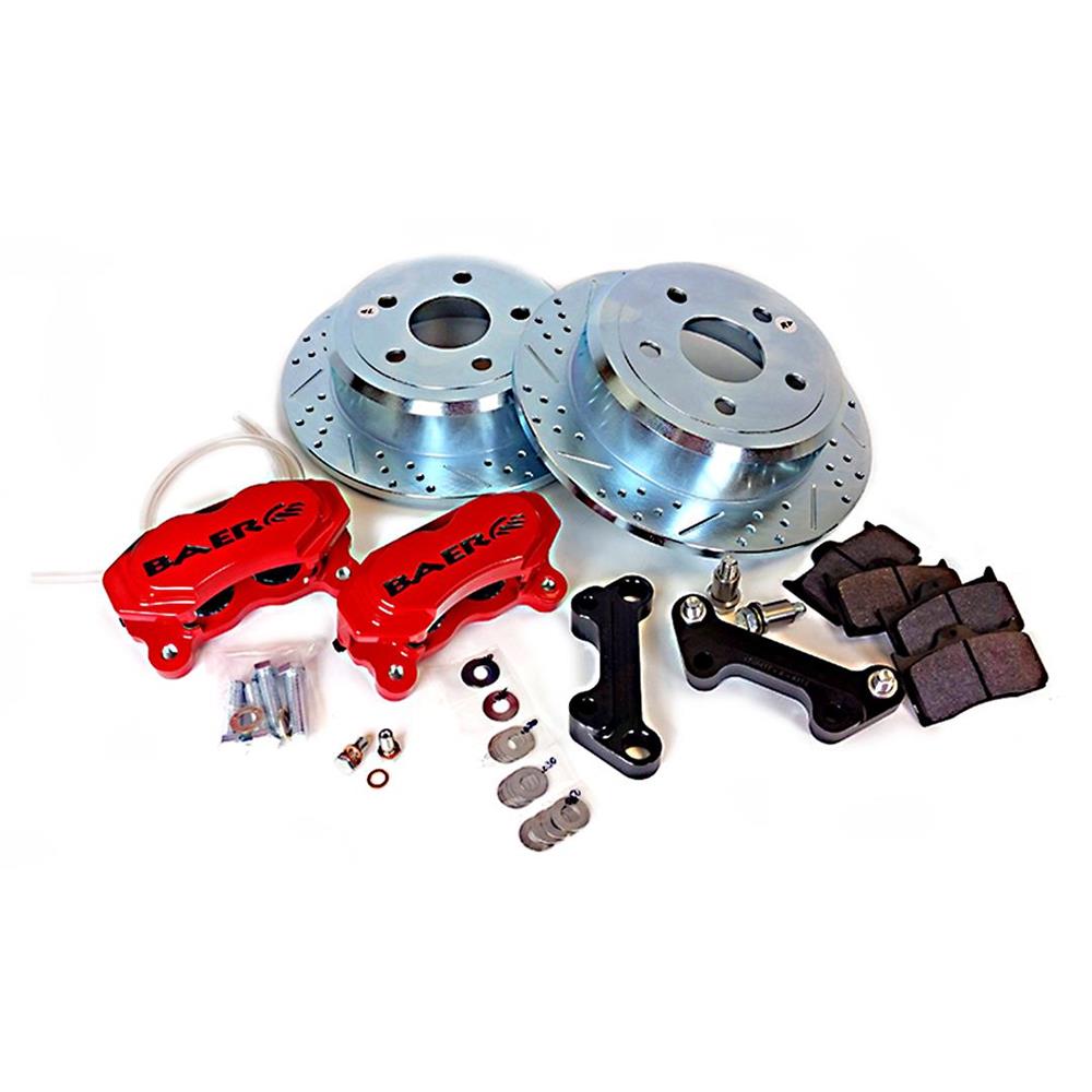 Baer Brakes 4402007R 13" SS4 Rear Brake Kit, Red, SDZ