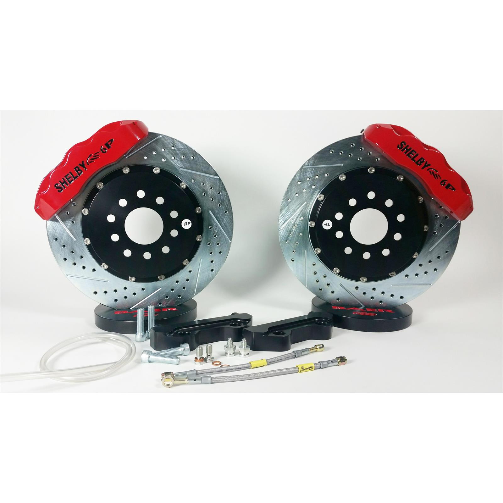 Baer Brakes 4261236R 13" Pro+ Front Brake Kit - Red w/Shelby Logo