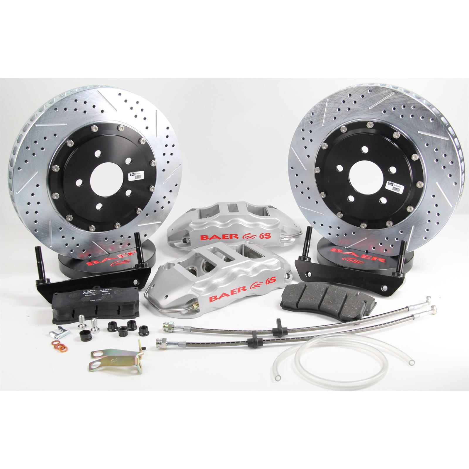 Baer Brakes 4301112S 14" Extreme+ Front Brake Kit - Silver