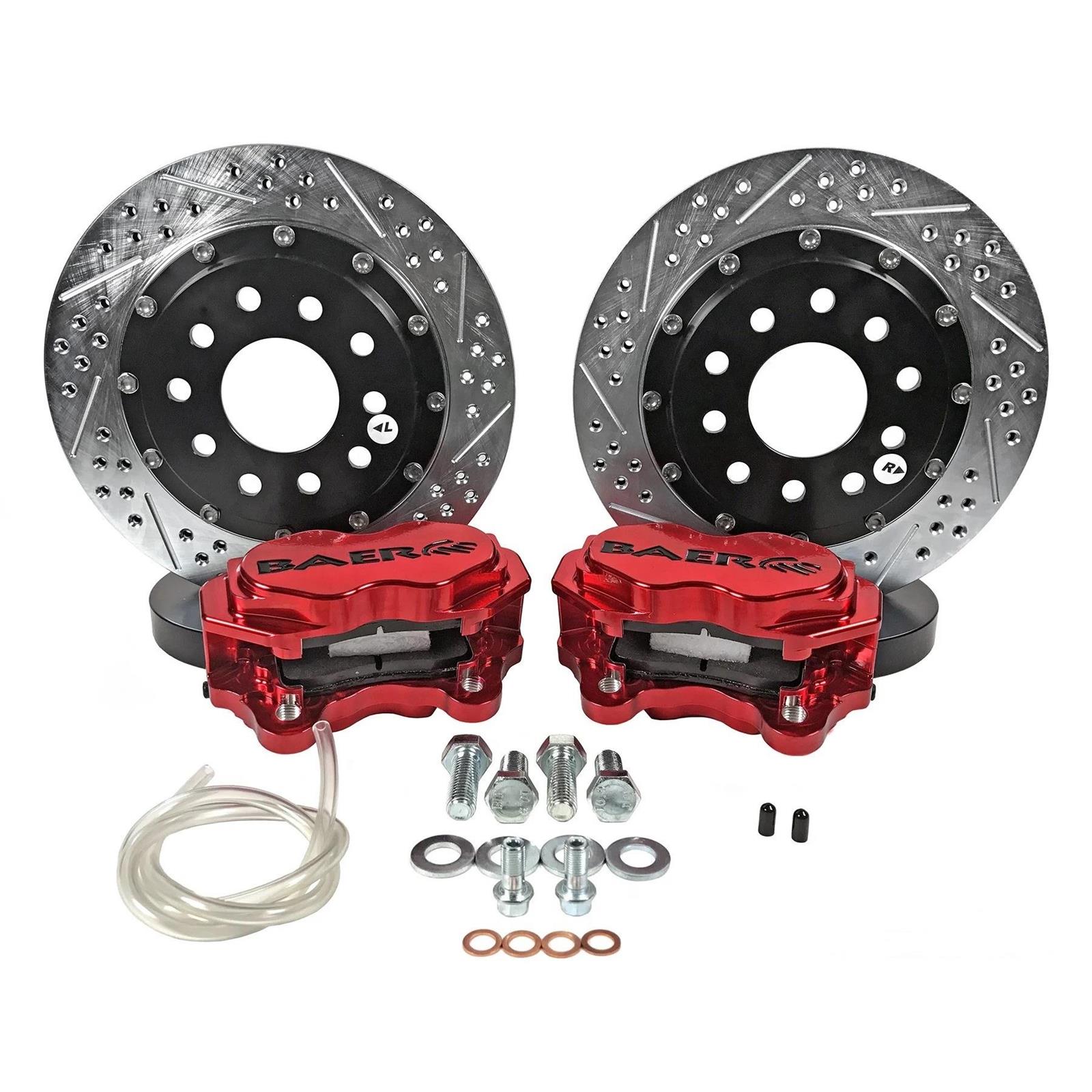 Baer Brakes 4262695FR 11.625 In. Deep Stage Rear Brakes, Red, SDZ