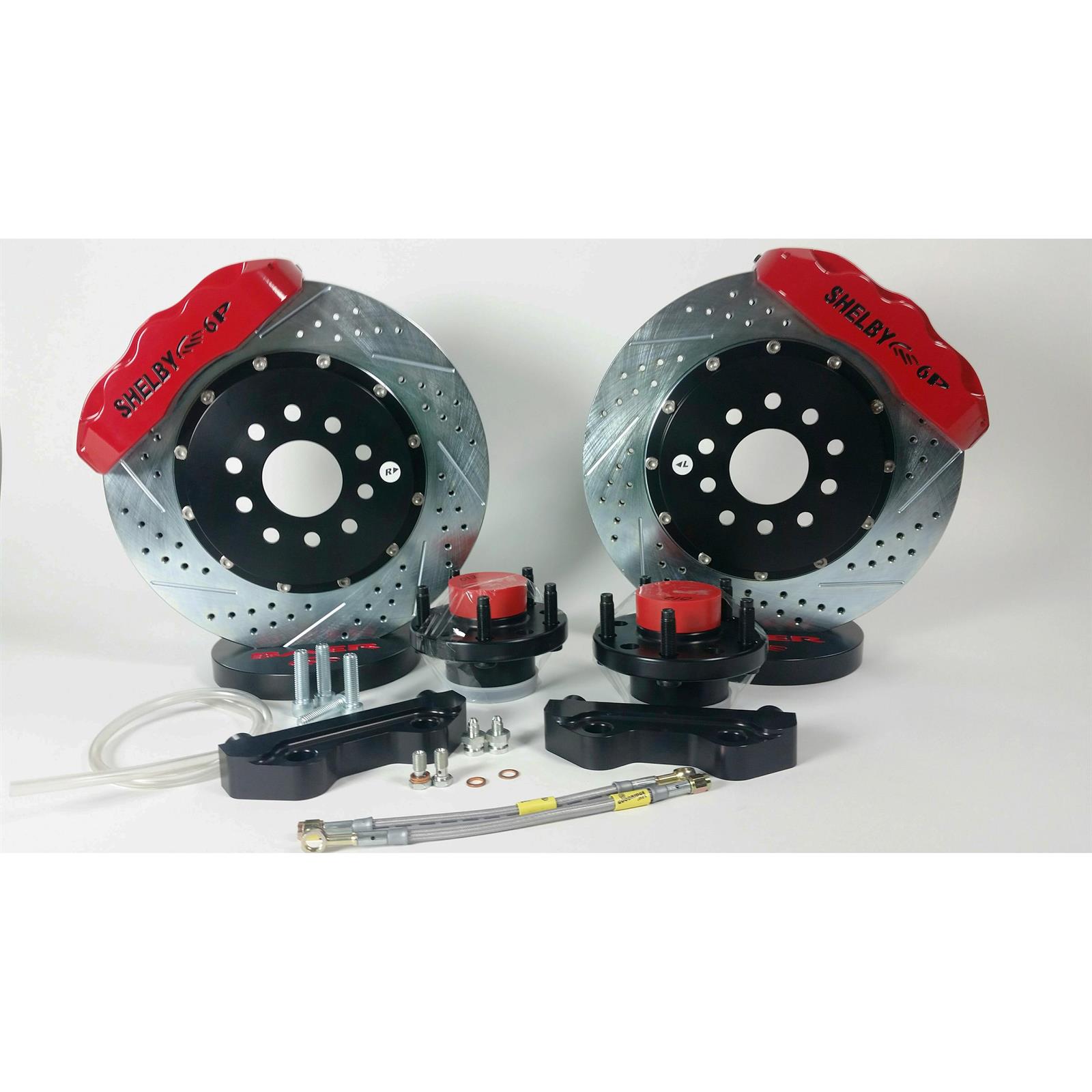 Baer Brakes 4261324R 14" Pro+ Brake Sys Frt Red 37-48 Ford