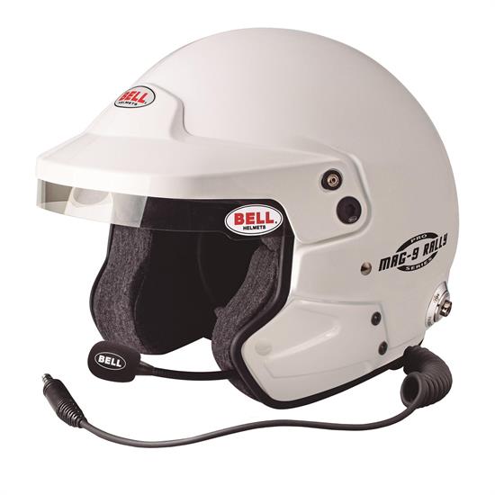 Bell Mag-9 Rally FIA8859 Helmet, Silver