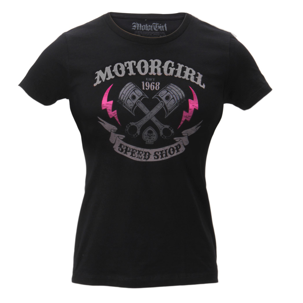 MotorCult Apparel Speed Shop Ladies Tee