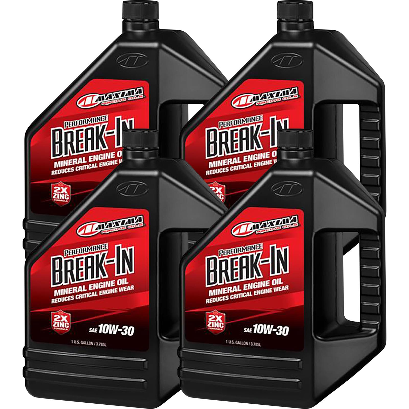 Maxima Racing Oils 229109128 Break-In Oil, 10W30, 4 Gallons