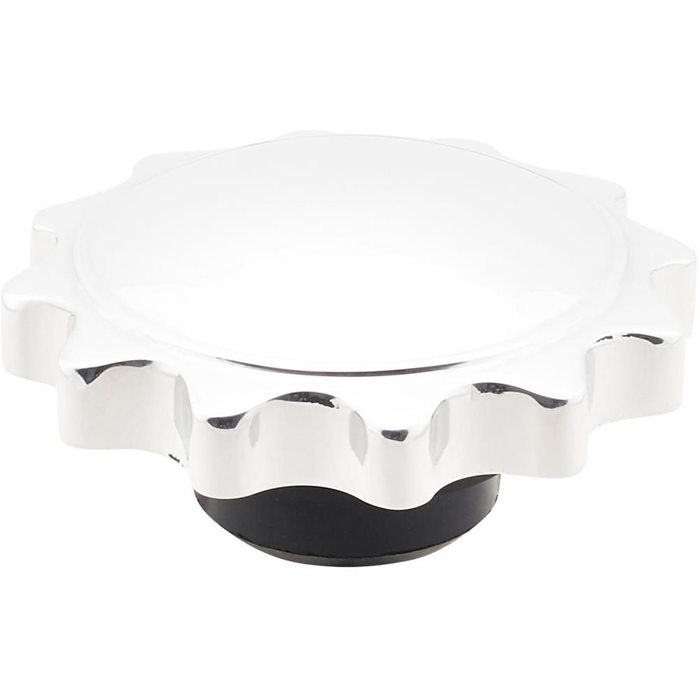 OTB Gear 6150 Sprocket Style Oil Cap, Aluminum, Polished