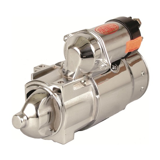 Powermaster 13510 Starter, Full size, Chrome, Chevy