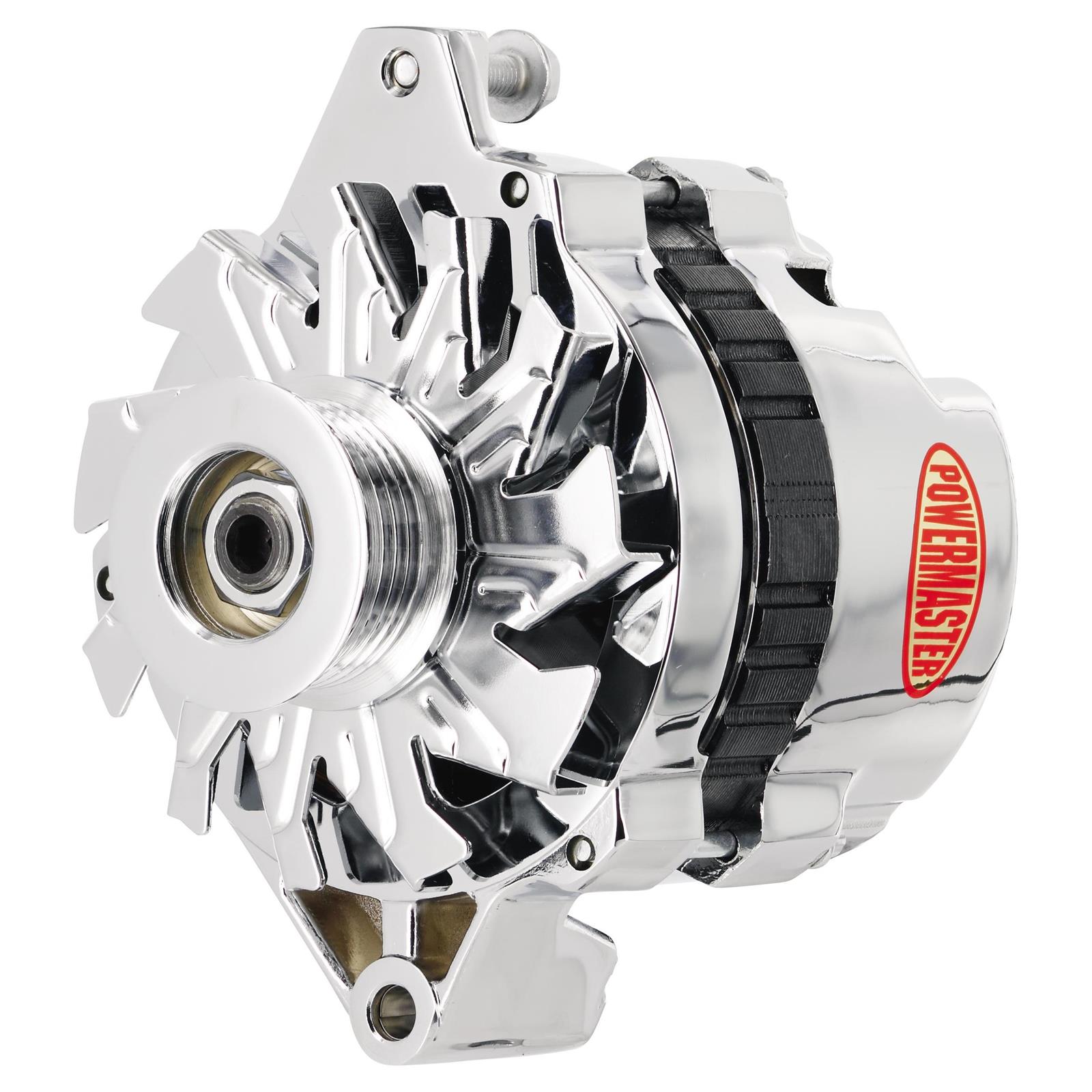 Powermaster 17803 Street Alternator, 105A, Serpentine, 12V, Chevy