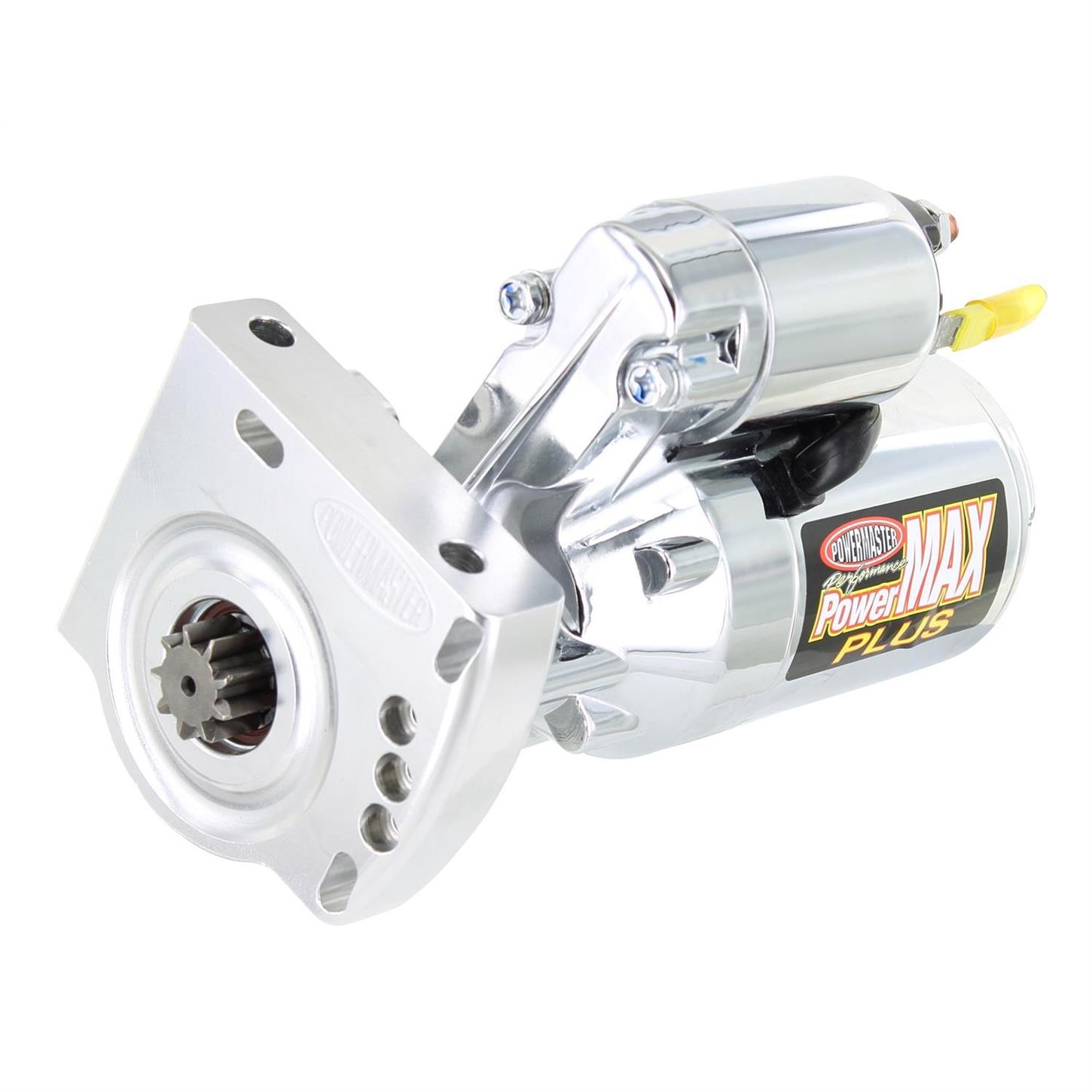 Powermaster 19009 PowerMAX Starter, Mini, Chrome, Chevy
