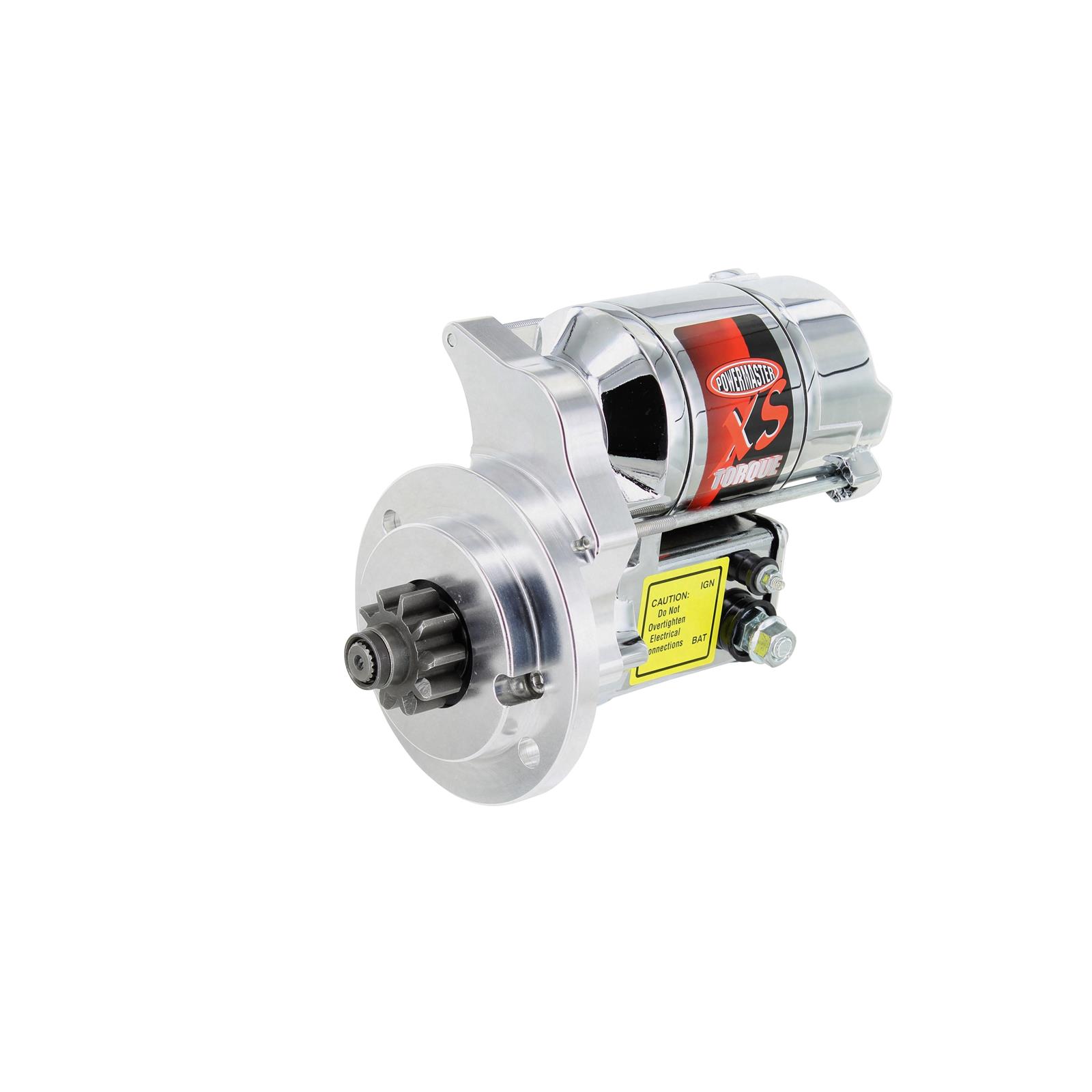 Powermaster 19507 XS Torque Starter, Mini, Chrome, Ford