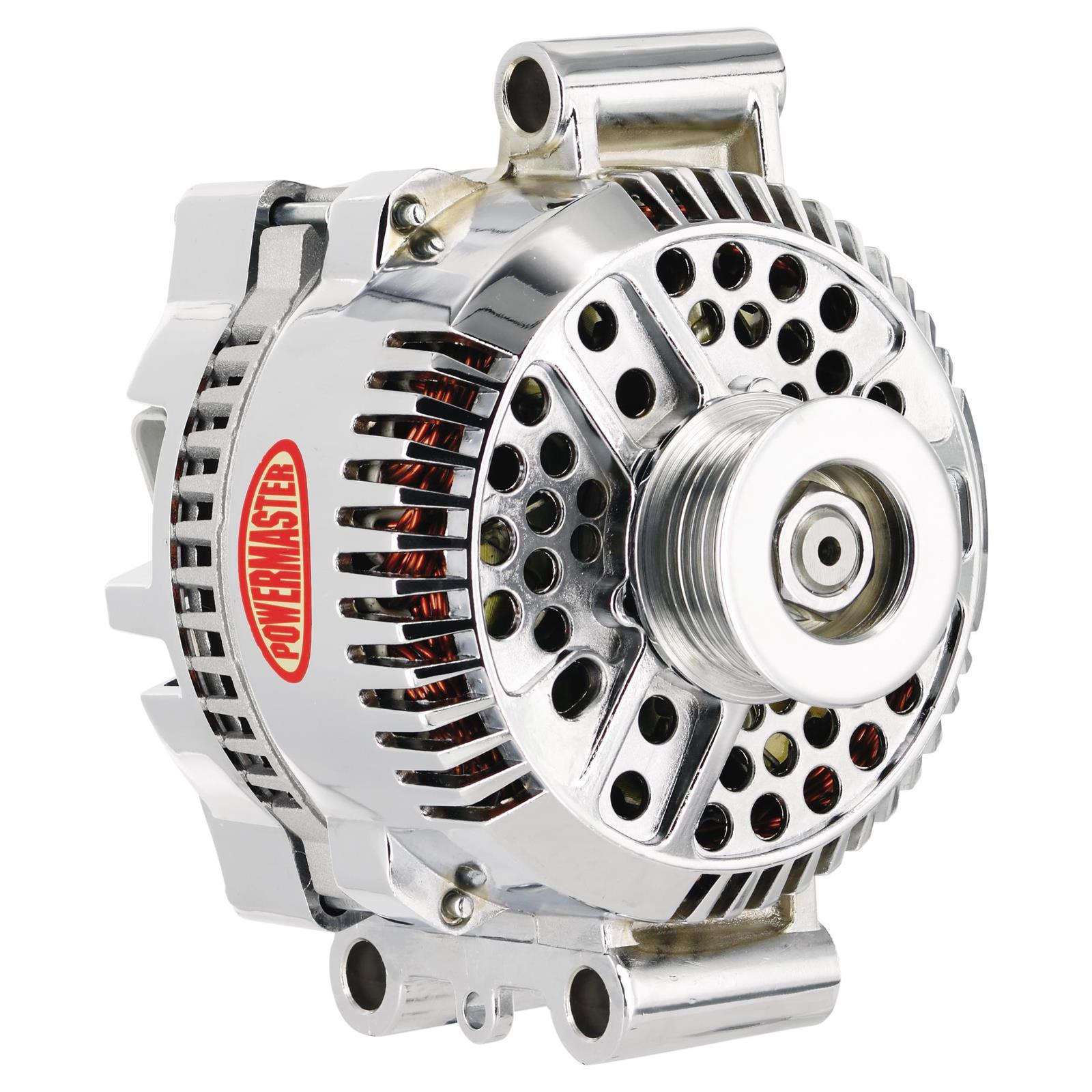 Powermaster 37768 Street Alternator, 200A, Serpentine, 12V, Ford
