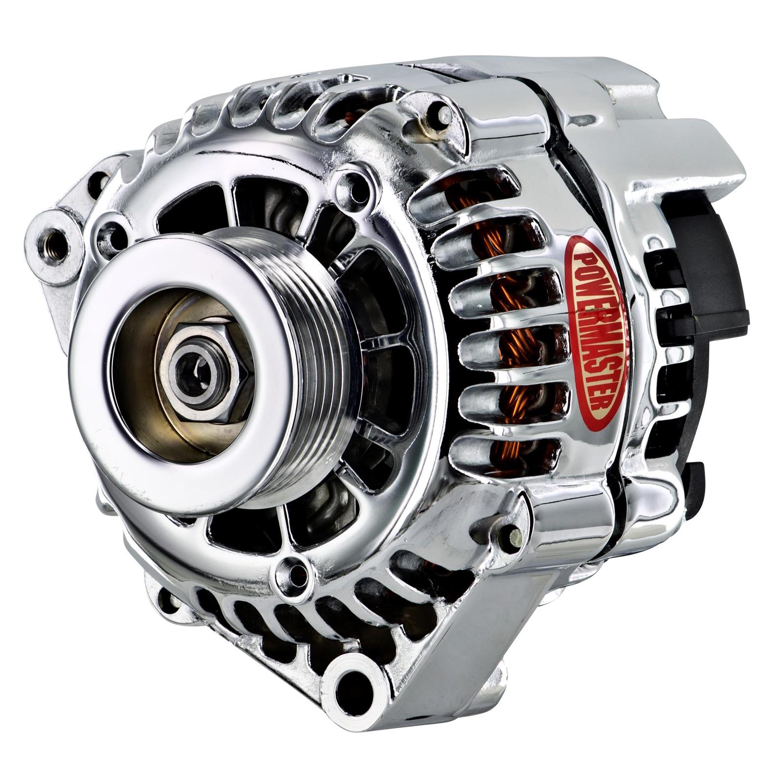 Powermaster 382331 GM CS130D Alternator, 165A, 6-Groove, Chrome