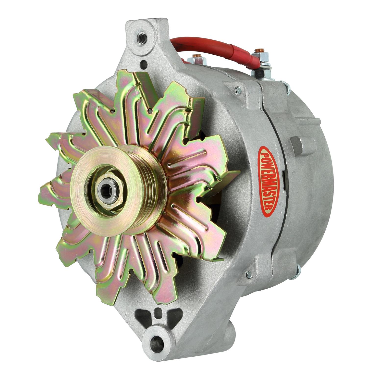 Powermaster 47704 Street Alternator, 215A, Serpentine, 12V, Ford