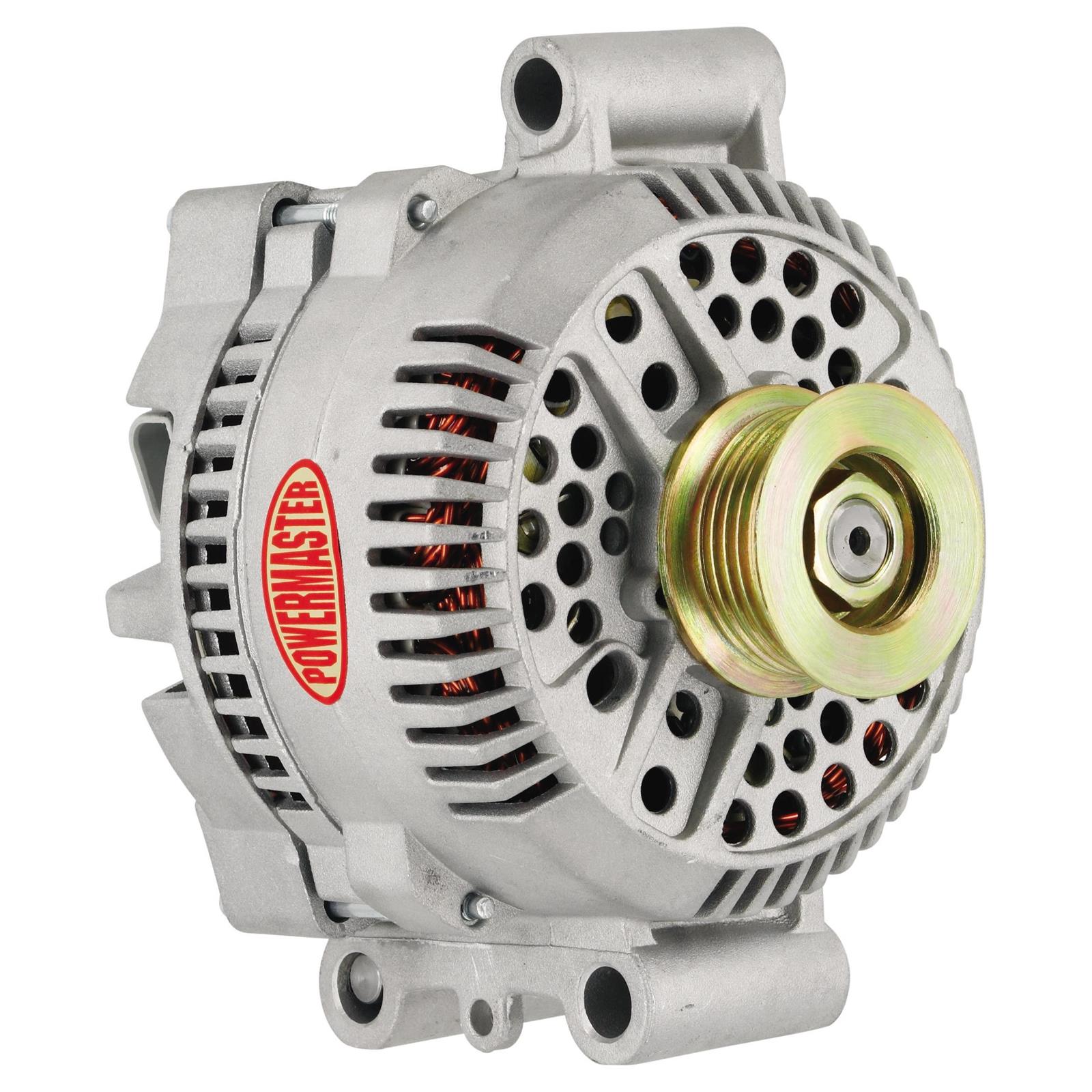 Powermaster 47768 Street Alternator, 200A, Serpentine, 12V, Ford
