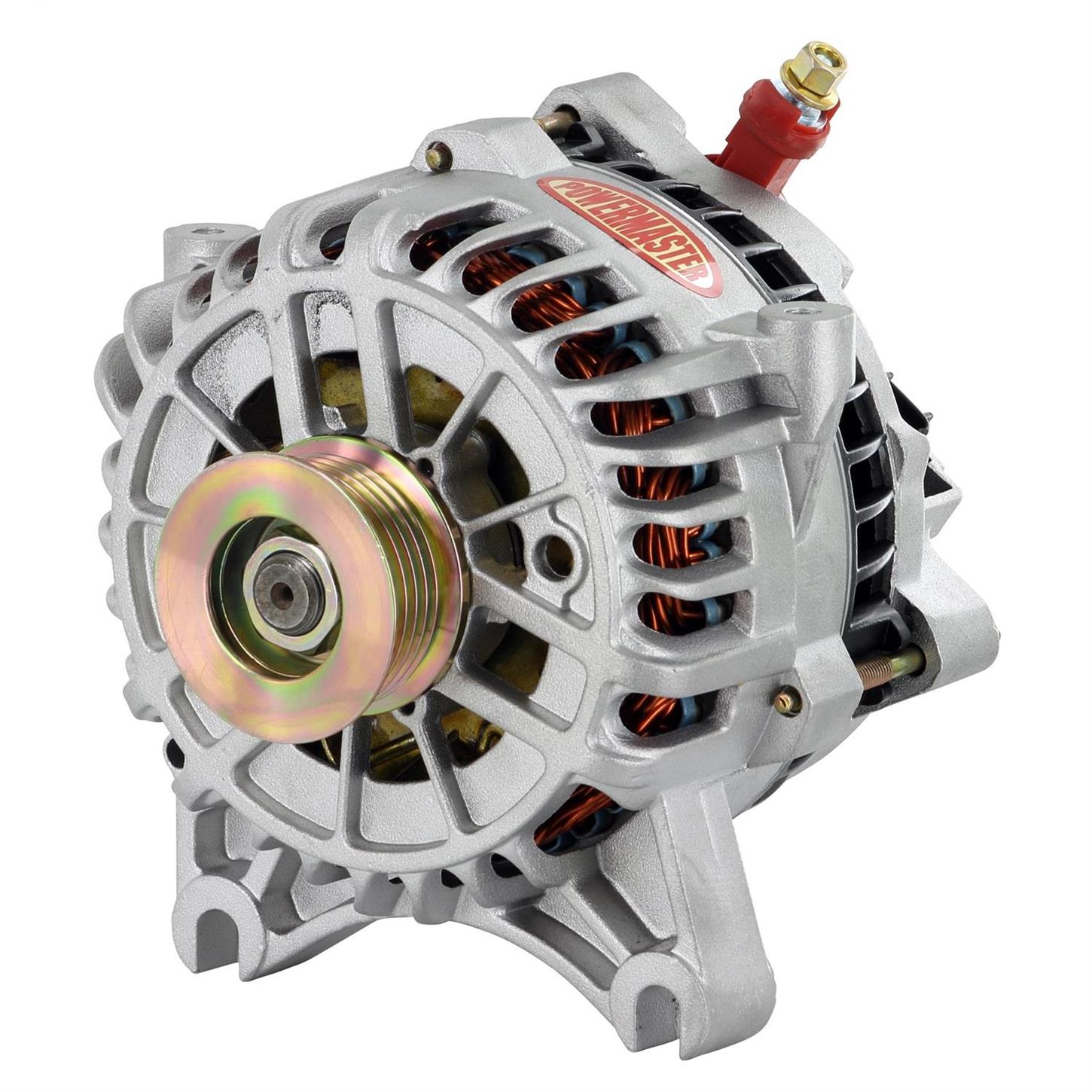 Powermaster 48315 Street Alternator, 200A, Serpentine, 12V, Ford