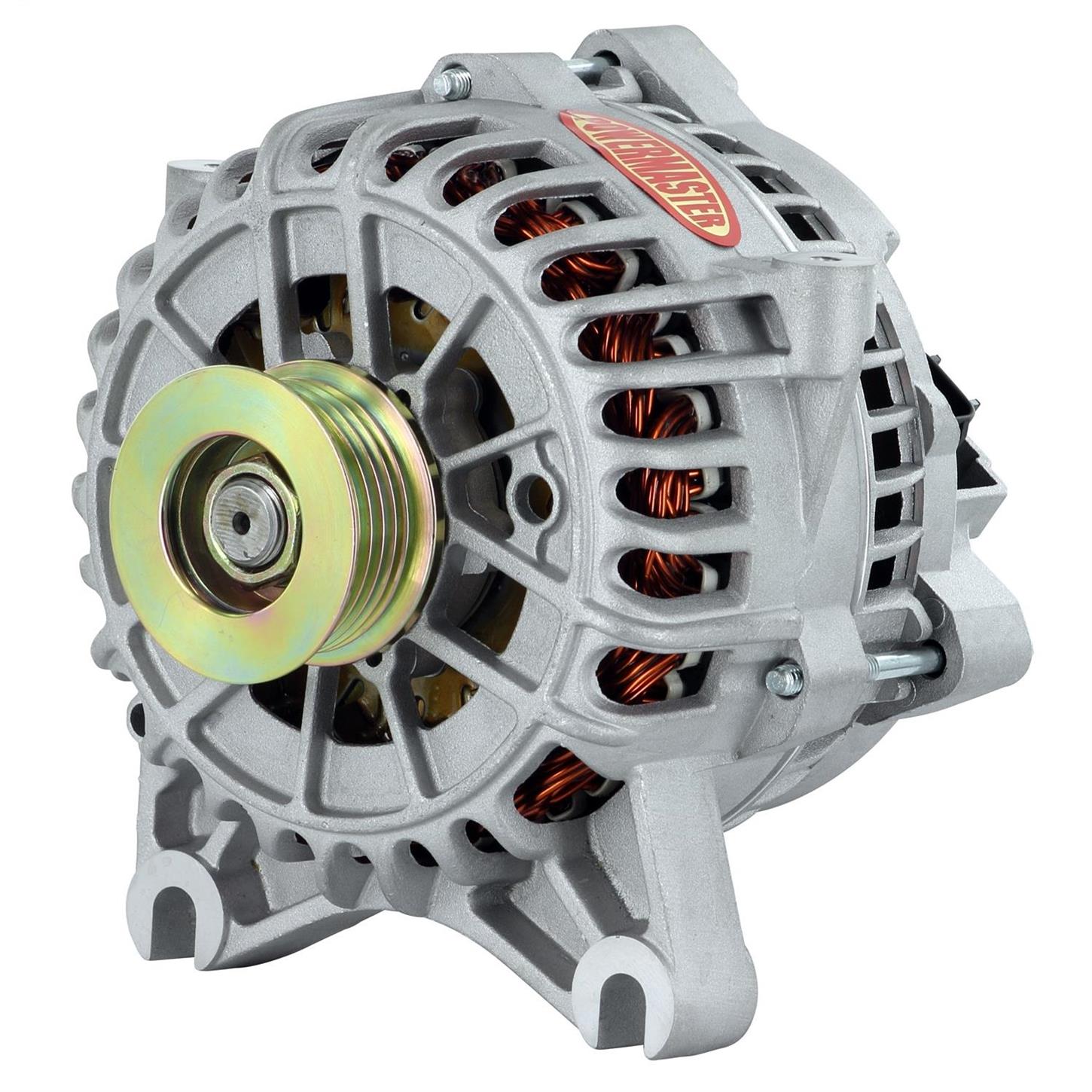 Powermaster 48448 Street Alternator, 200A, Serpentine, 12V, Ford