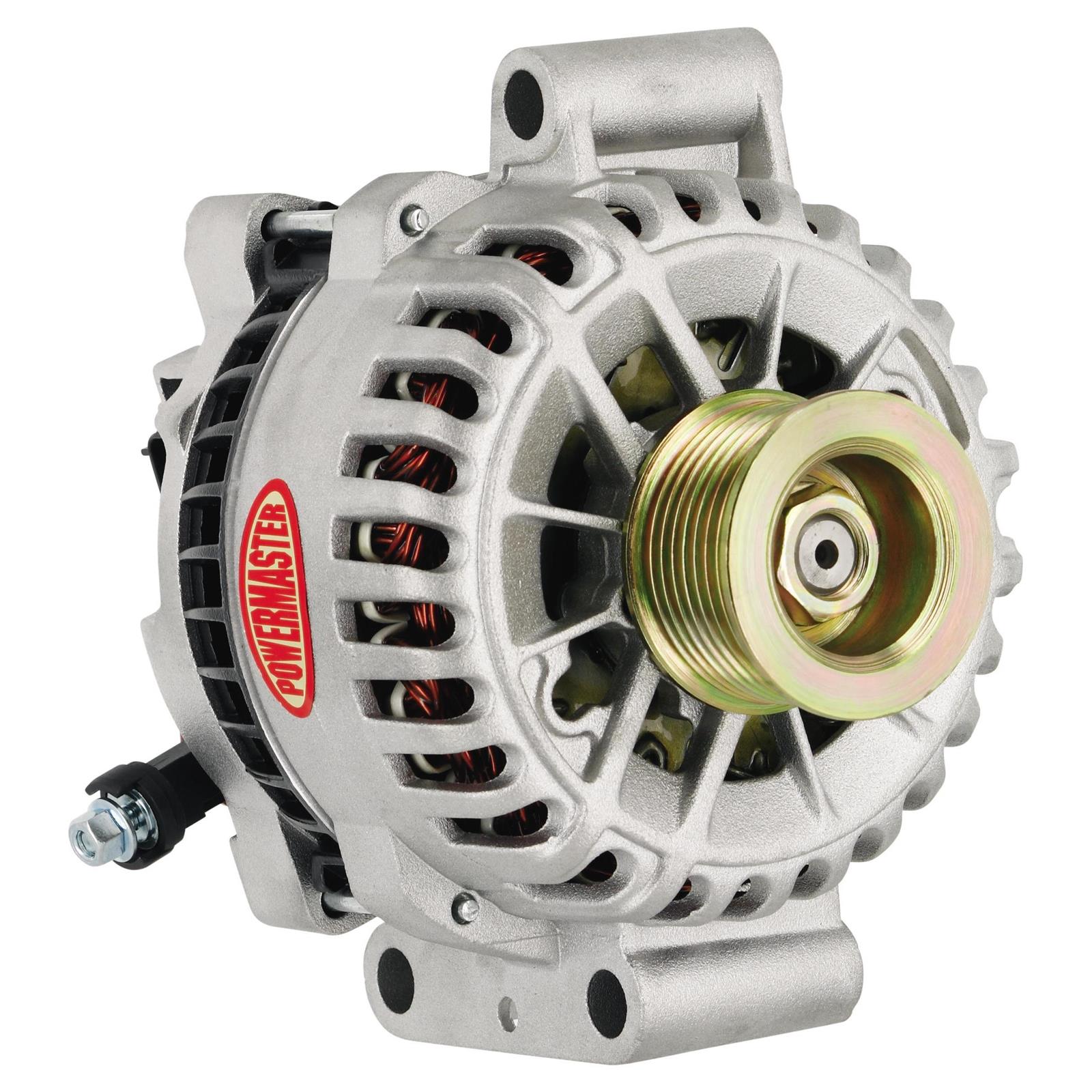 Powermaster 48478 Race Alternator, 200A, Serpentine, 12V, Ford