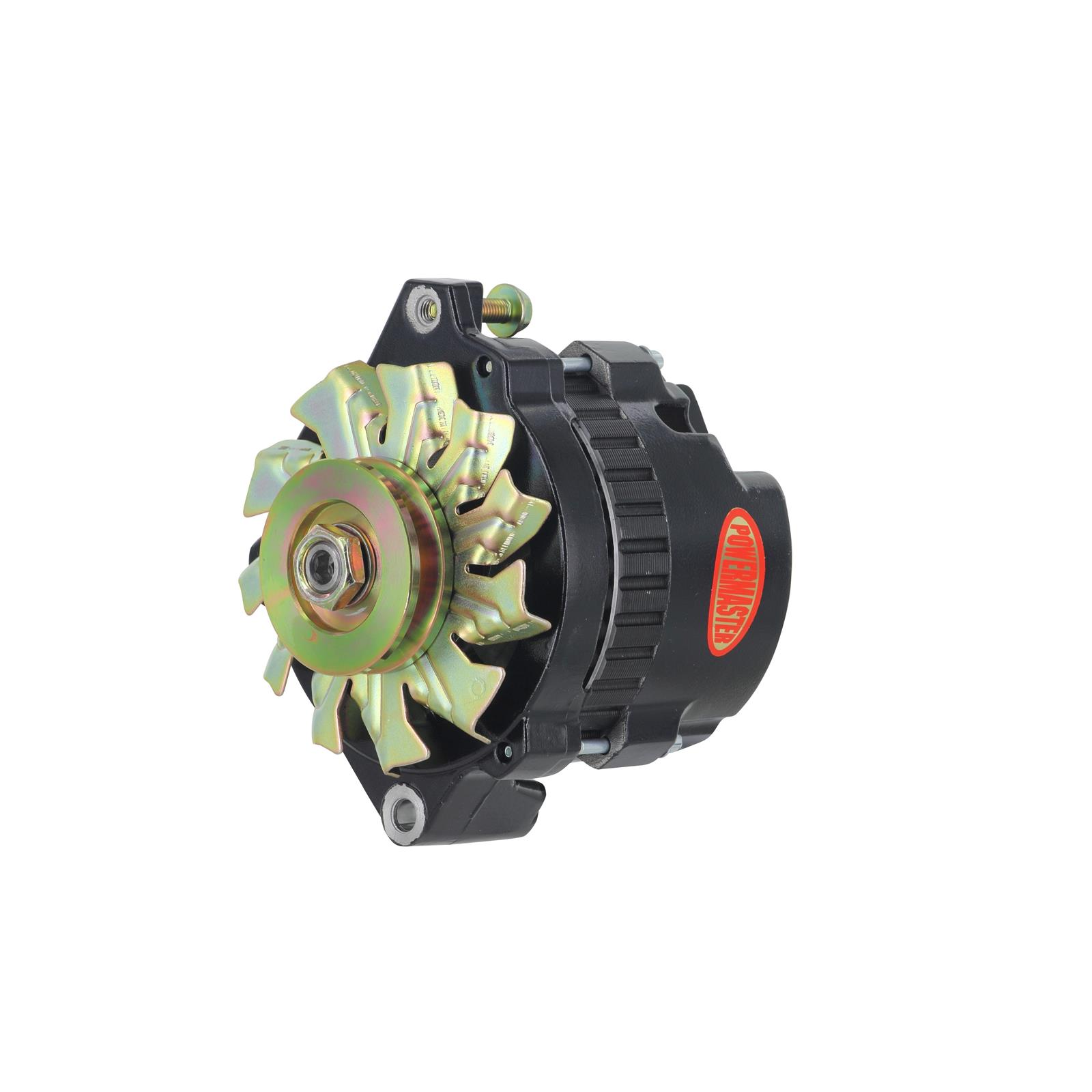 Powermaster 578011 GM CS130 Alternator, 140A, 1V Belt, Black