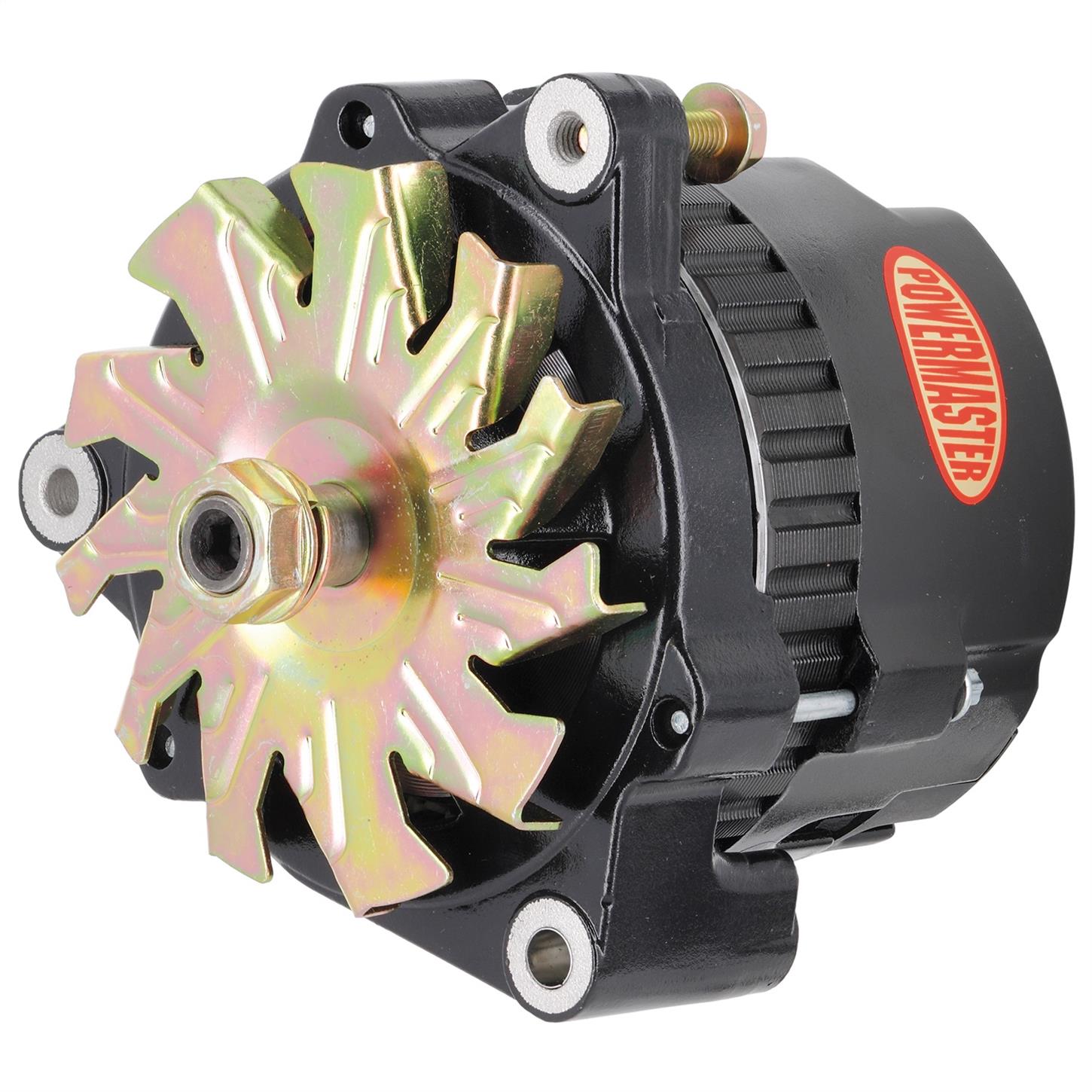 Powermaster 58022 GM CS130 Race Alternator, 140A, 12V, 3-Ear