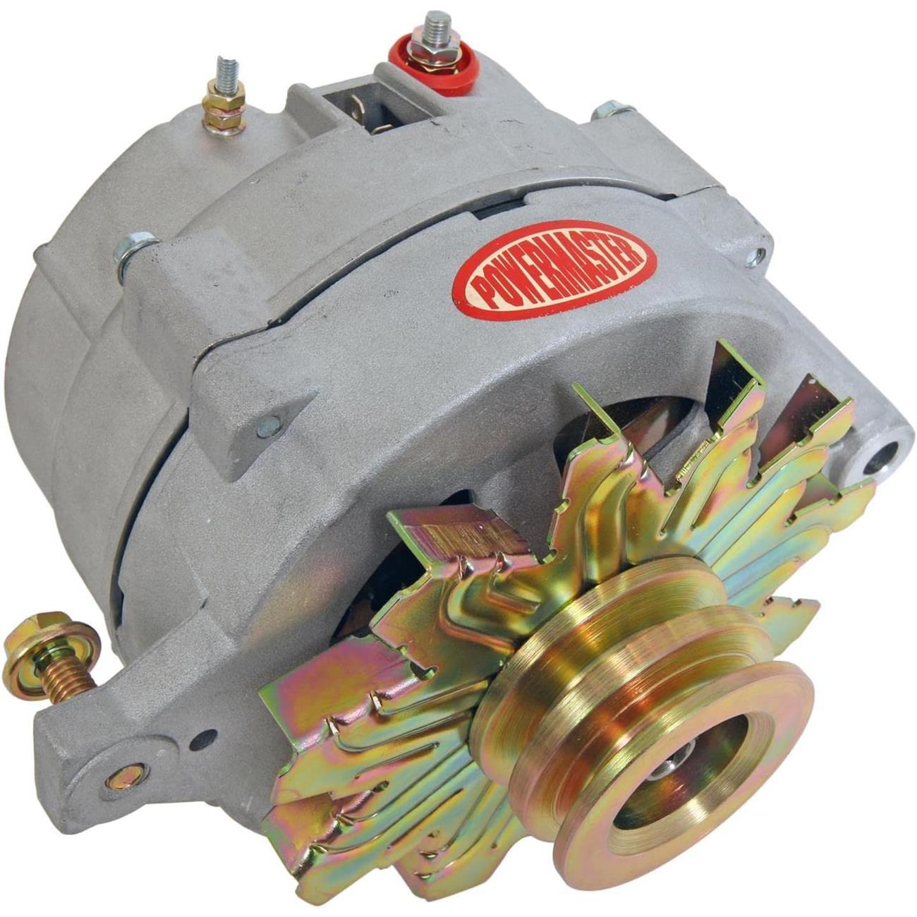 Powermaster 7704-118 Ford 1G Alternator, 120A, 1V Belt