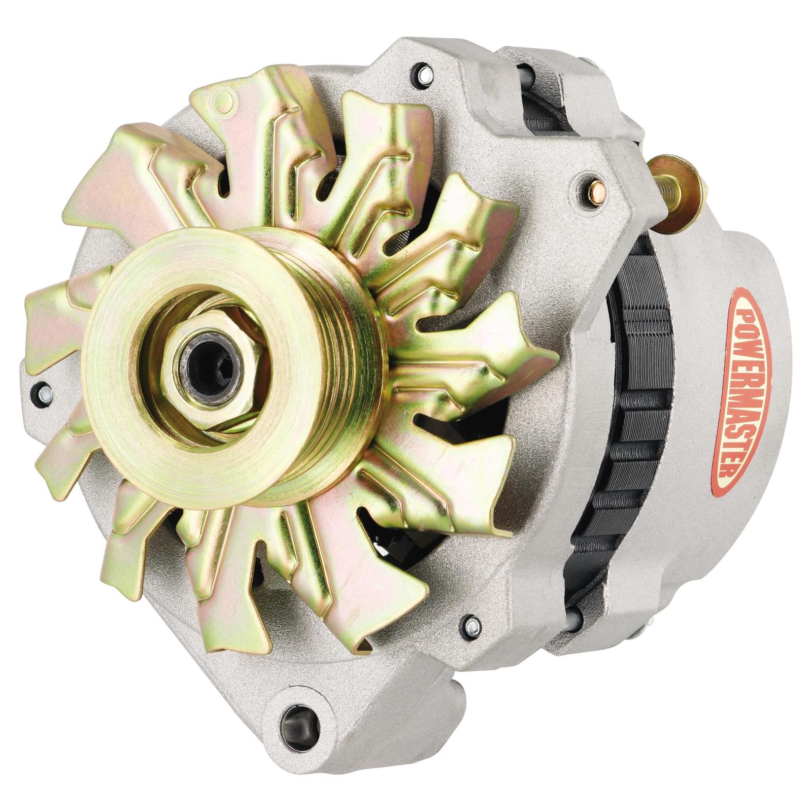 Powermaster 7860 Street Alternator, 105 Amps, Serpentine, 12V, GM