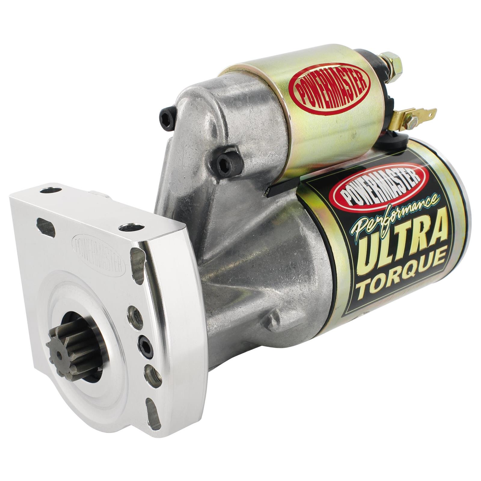 Powermaster 9409 Ultra Torque Starter, Mini, Gold Iridited, Chevy