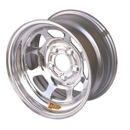 Aero 50-275035 50 Series 15x7 Wheel, 5x5 BP, 3.5 Inch BS, Chrome