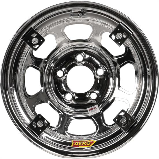 Aero 52 Series 4-Tab 15 Inch Race Wheel, IMCA, 5 on 4-1/2 BP
