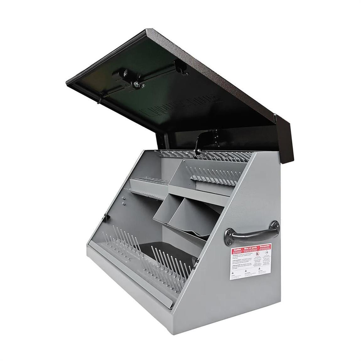 Montezuma ME300-BLG 30 x 15 Inch Steel Triangle Tool Box