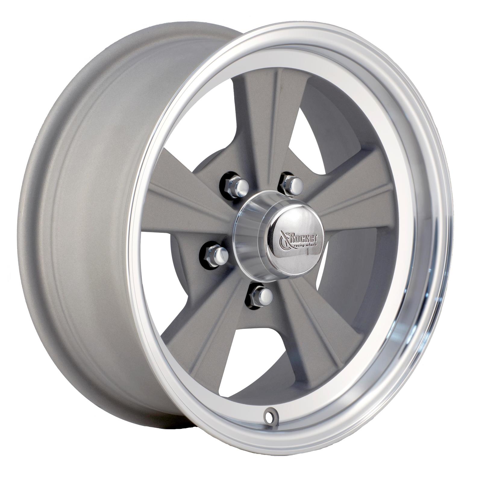 Rocket Strike Wheels, 15 x 6, 5 on 4-3/4, 3-1/4 Inch Backspace