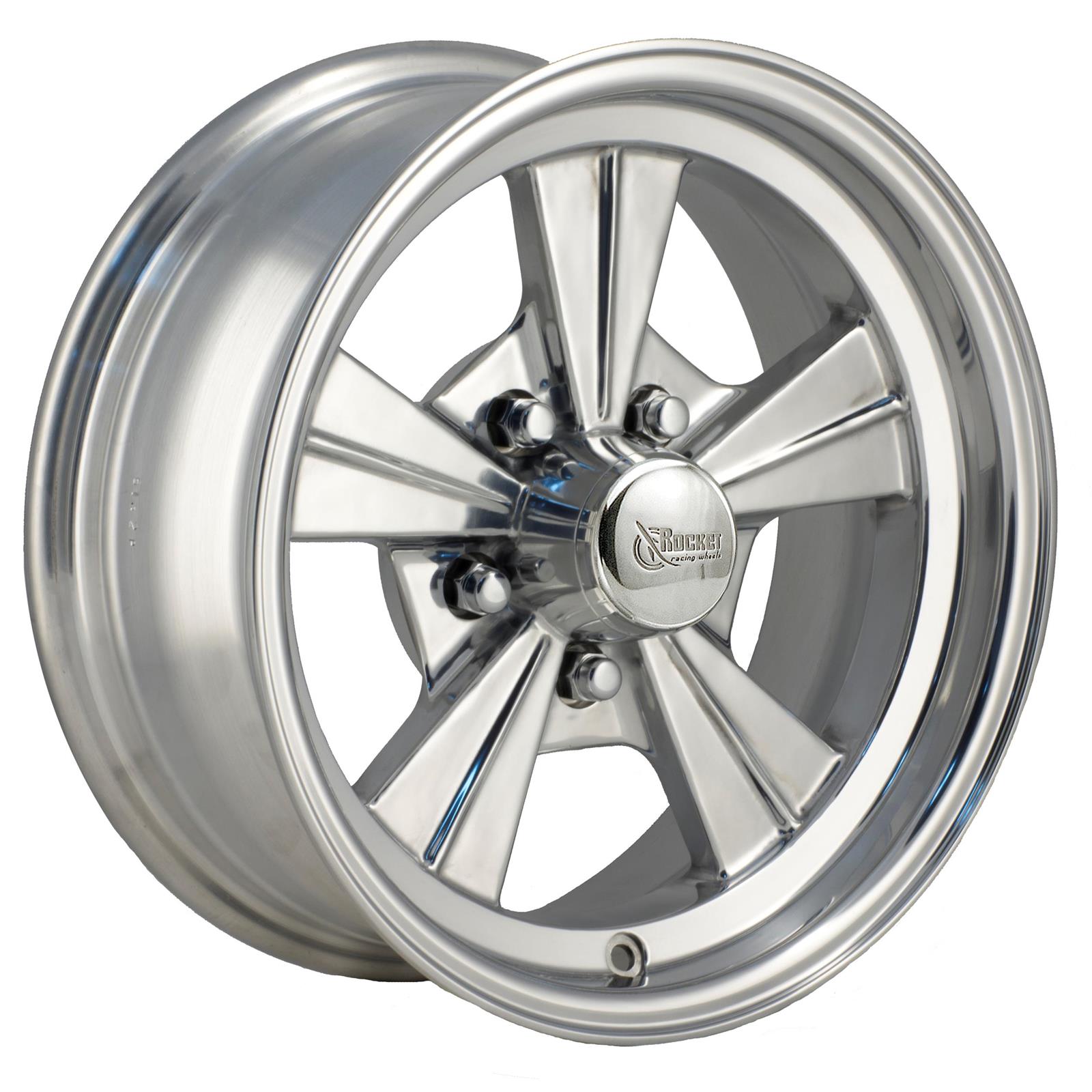 Rocket Strike Wheels, 15 x 6, 5 on 4-1/2, 3-1/4 Inch Backspace