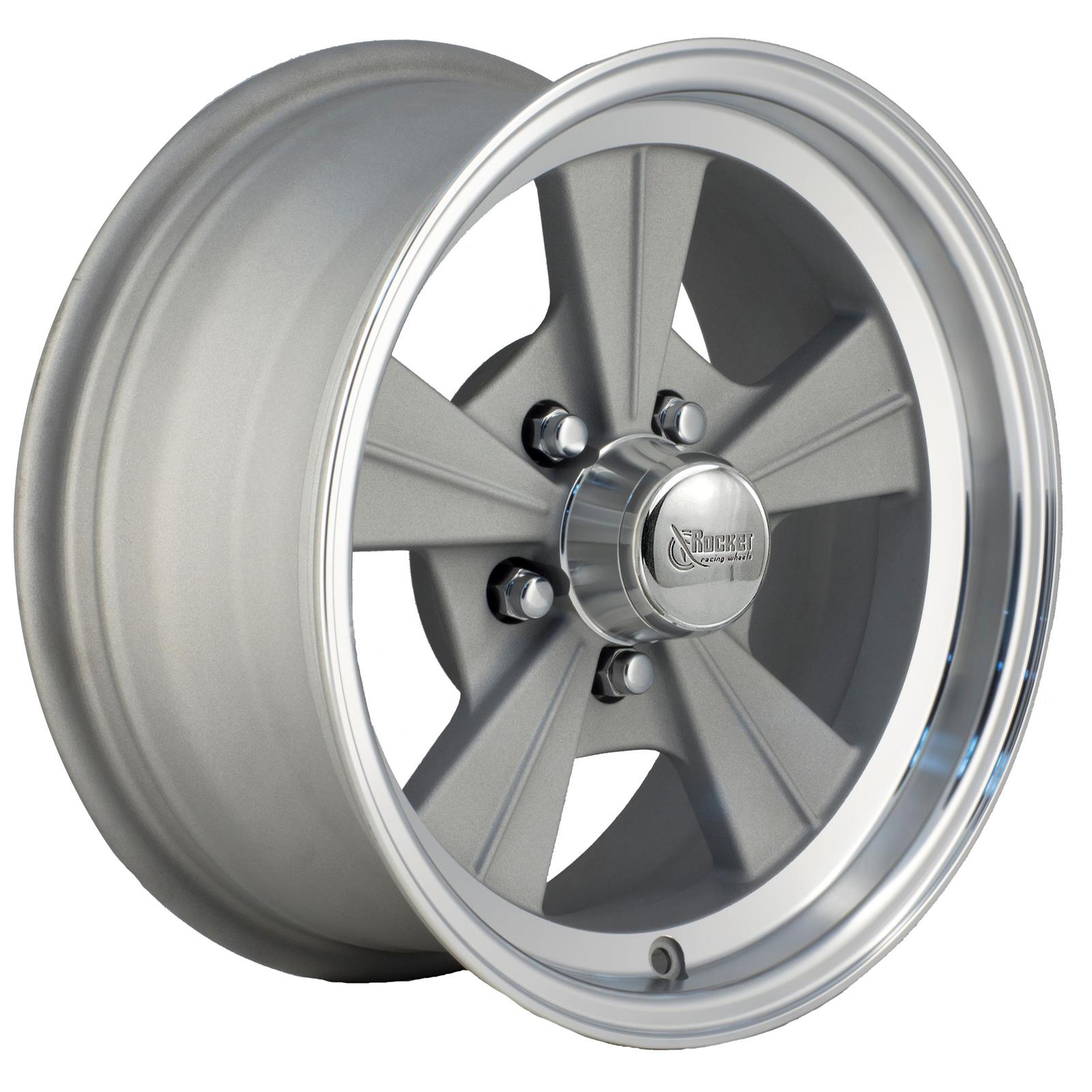 Rocket Strike Wheels, 15 x 7, 5 on 4-1/2, 4-1/4 Inch Backspace