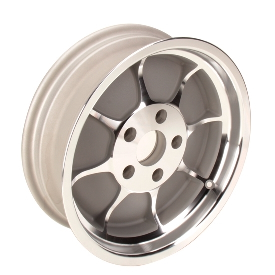 Rocket Racing Wheels Fire Wheel, 16 x 5, 5 on 4.75, 2.375 Inch Backspace