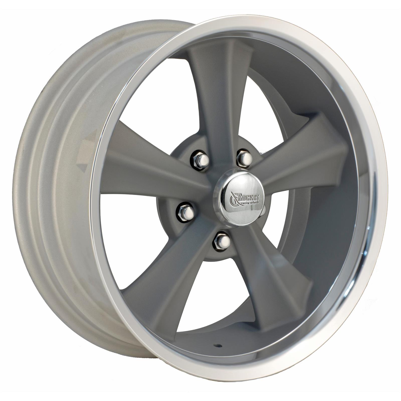 Rocket Booster Wheel, 17X7, 5 On 4-3/4, 4-1/4 Inch Backspace