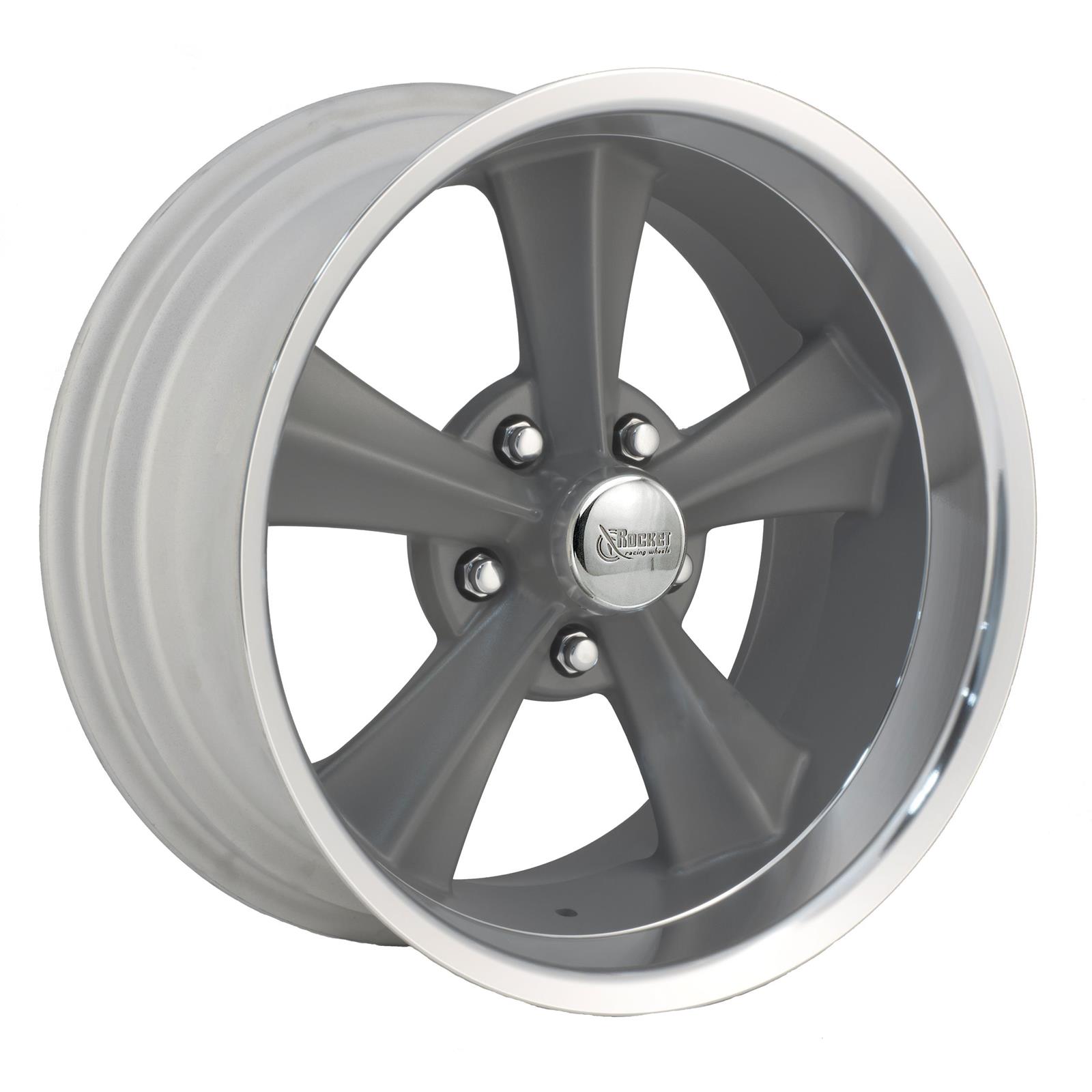 Rocket Racing Wheels R16 Booster 8x17 Hyper Silver Paint Center ...