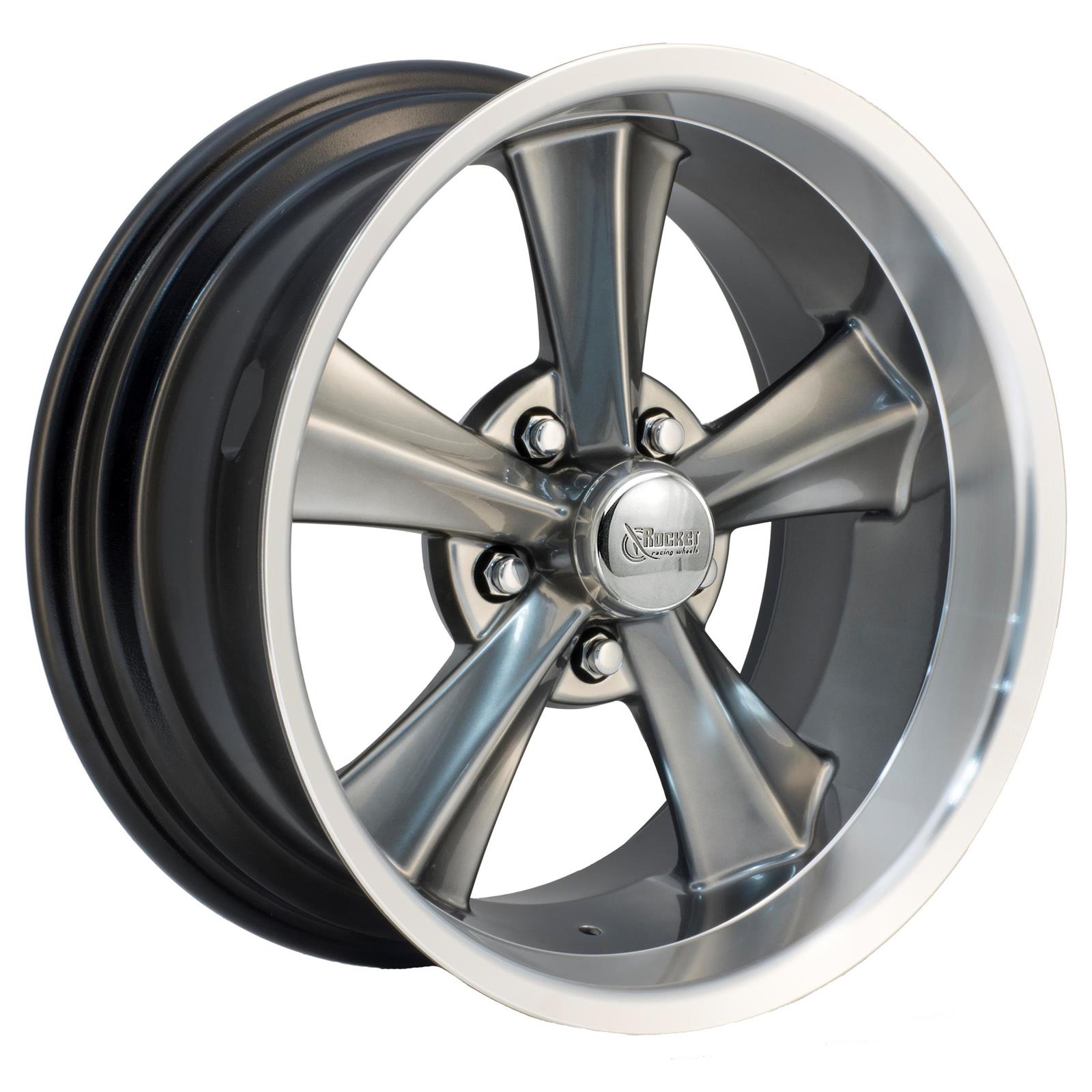Rocket Racing Wheels R16 Booster 8x17 Hyper Silver Paint Center ...