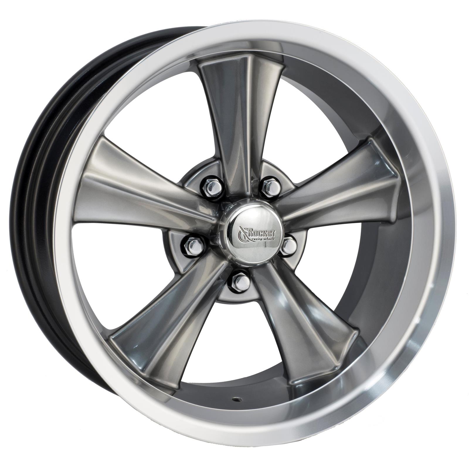 Rocket Booster Wheel, 17X8, 5 On 5, 4-1/2 Inch Backspace